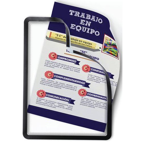 Magnetische insteekmap voor wissellijst Magneto Solo A3 - Manutan.nl