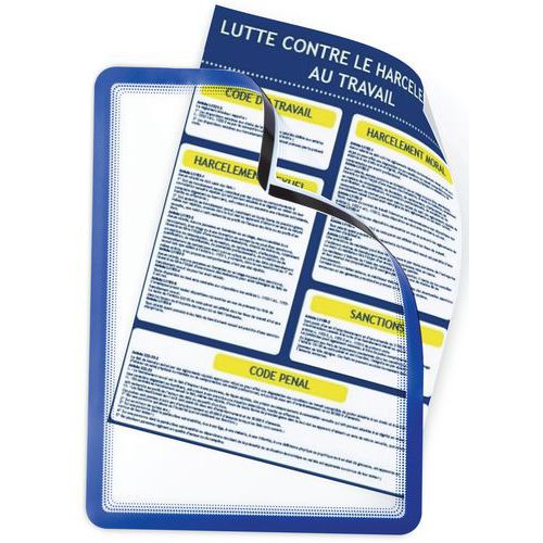 Magnetische insteekmap voor wissellijst Magneto Solo A3 - Manutan.nl