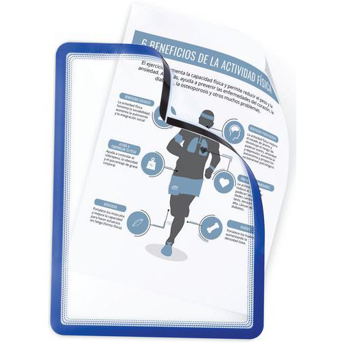 Magnetische insteekmap voor wissellijst Magneto Solo A3 - Manutan.nl