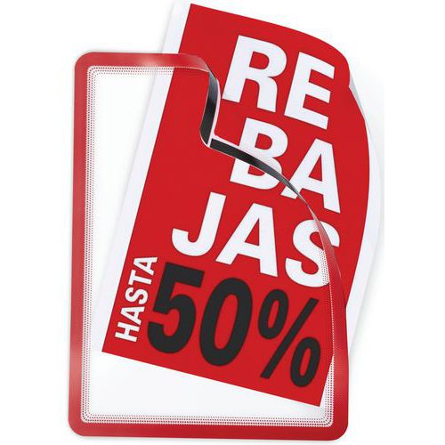 Magnetische insteekmap voor wissellijst Magneto Solo A3 - Manutan.nl