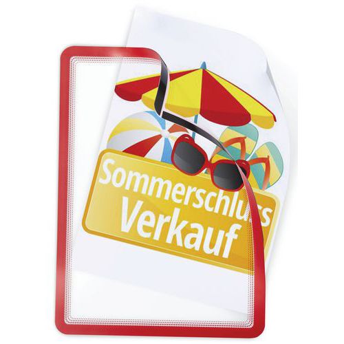 Magnetische insteekmap voor wissellijst Magneto Solo A3 - Manutan.nl