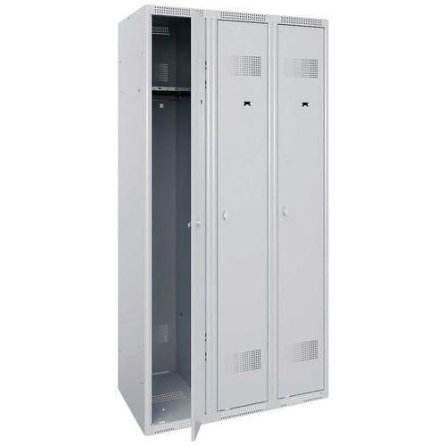 Industriële locker Prima 1 tot 4 koloms - breedte 300 mm op voet ...