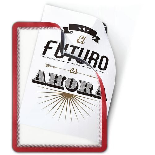 Zelfklevende insteekmap voor wissellijst Magneto A4 - Manutan.nl