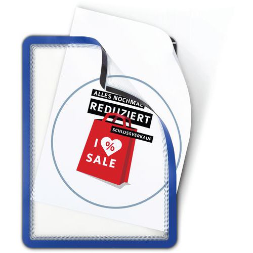 Zelfklevende insteekmap voor wissellijst Magneto A4 - Manutan.nl