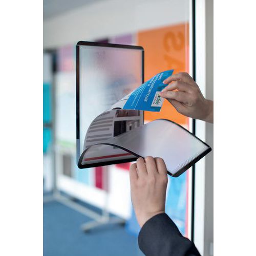 Zelfklevende insteekmap voor wissellijst Magneto A4 - Manutan.nl