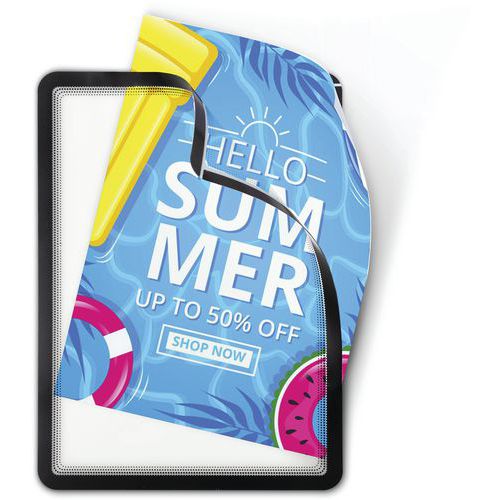 Zelfklevende insteekmap voor wissellijst Magneto A4 - Manutan.nl