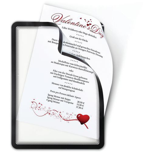 Zelfklevende insteekmap voor wissellijst Magneto A4 - Manutan.nl