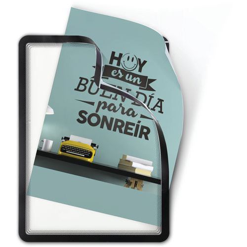 Zelfklevende insteekmap voor wissellijst Magneto A4 - Manutan.nl