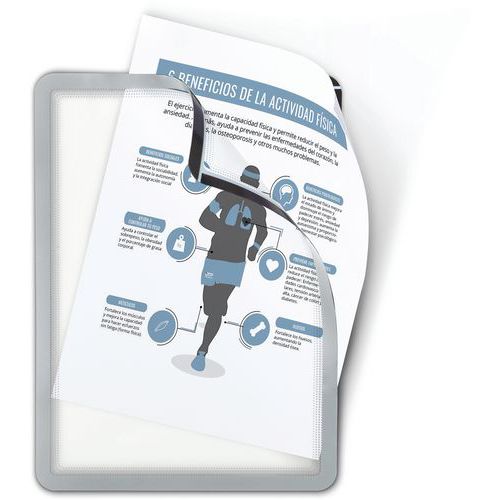 Zelfklevende insteekmap voor wissellijst Magneto A4 - Manutan.nl