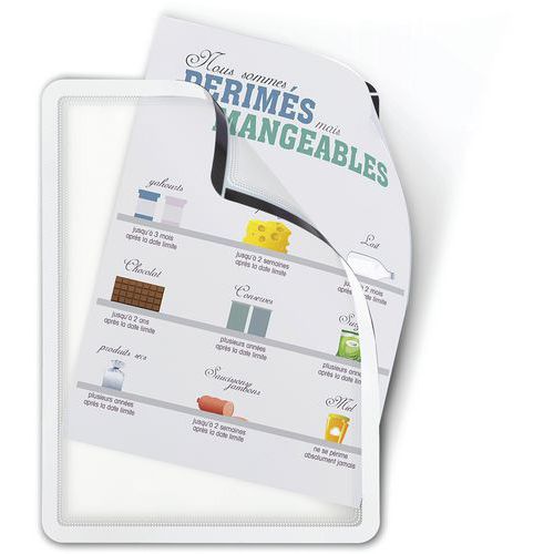 Zelfklevende insteekmap voor wissellijst Magneto A4 - Manutan.nl