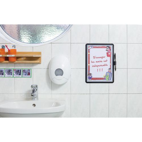 Zelfklevende insteekmap voor documenthouder Magneto Memo A4 - Manutan.nl