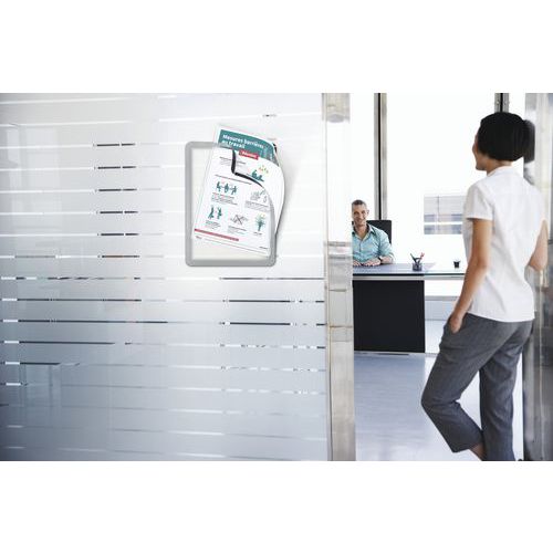 Zelfklevende insteekmap voor wissellijst Magneto A3 - Manutan.nl