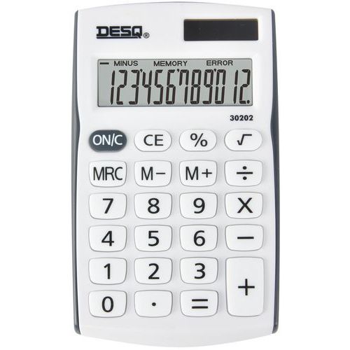 Zakrekenmachine met 12 toetsen 30202 - Desq - Manutan.nl